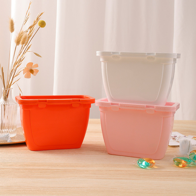 SGS 400g 500g 600g Plastic Washing Powder Container Laundry Gel Pods ...