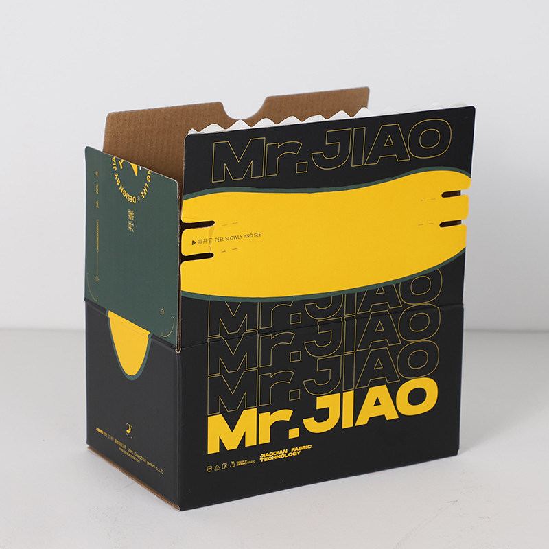 Shipping Carton Box Self Adhesive Zipper Tear Corrugated Paper ...