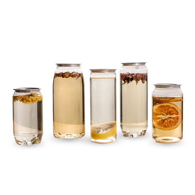 350ml PET Transparent Soft Drink Can Empty Plastic Soda Beverage Can ...