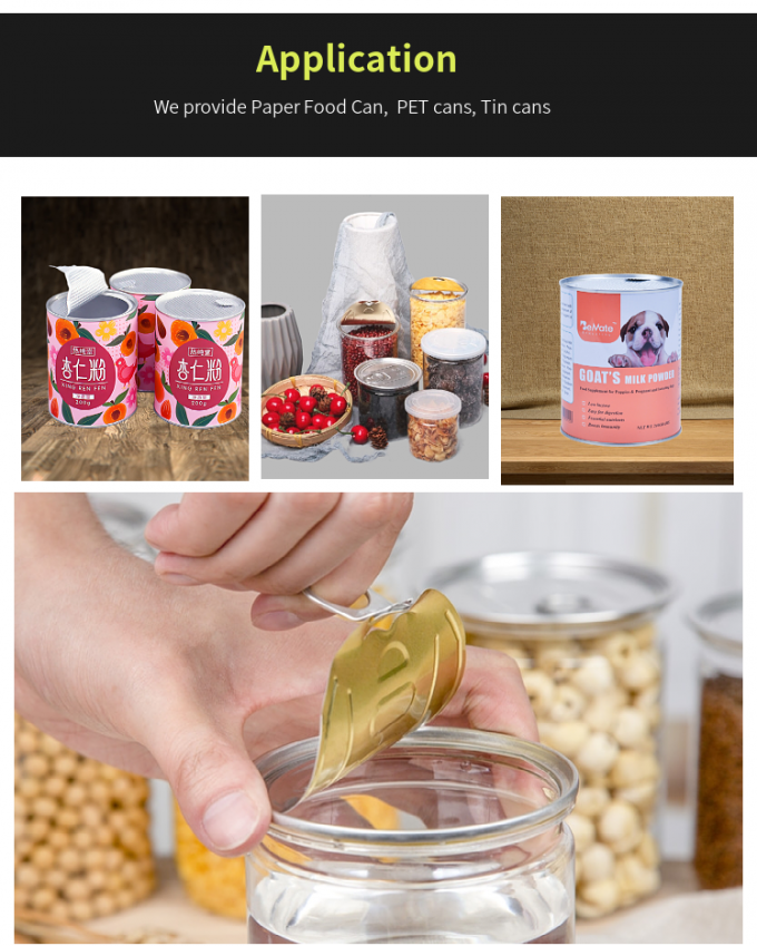 Soda Beverage Easy Open Can Lids Aluminum Cap End Full Aperture Open