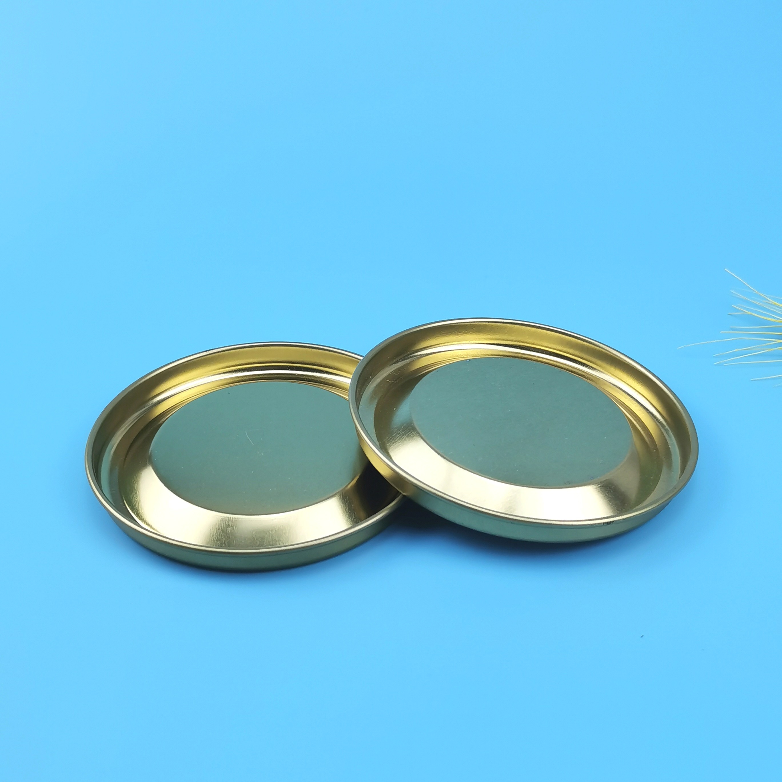 Gloss Tinplate Metal Red Wine Tube Canned Food Lid Covers