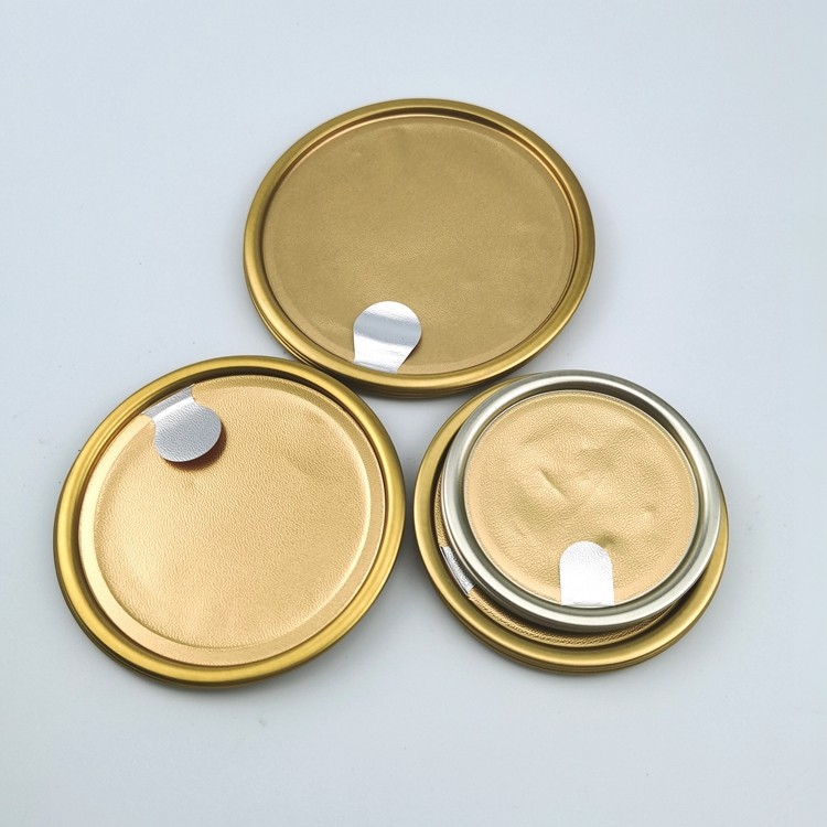 High Temperature 23mm Aluminum Peel Off Lids Easy Open Covers