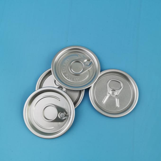 202# 52.3mm Aluminum Easy Open Can Lids For Sealing